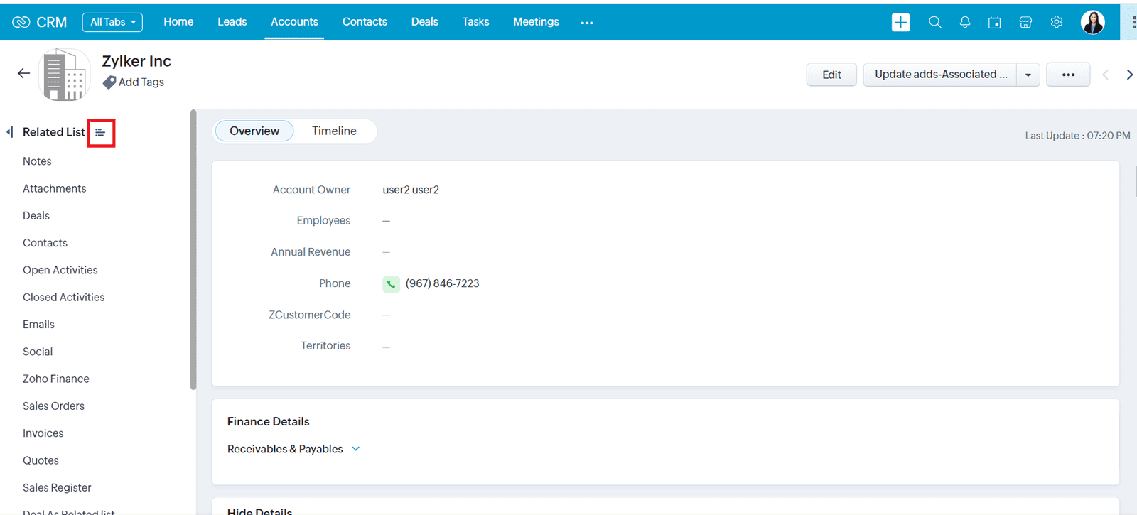 OneDrive For Zoho CRM